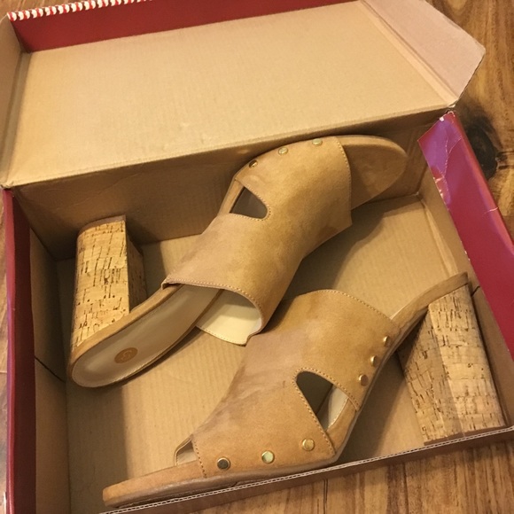 dressbarn | Shoes | Nib Dressbarn Nude Mule | Poshmark